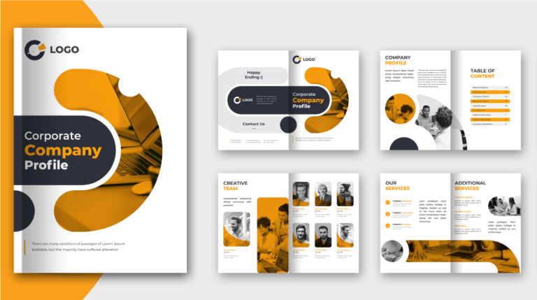 Get a Company Profile Design That Attracts Clients | Maniflex Ltd